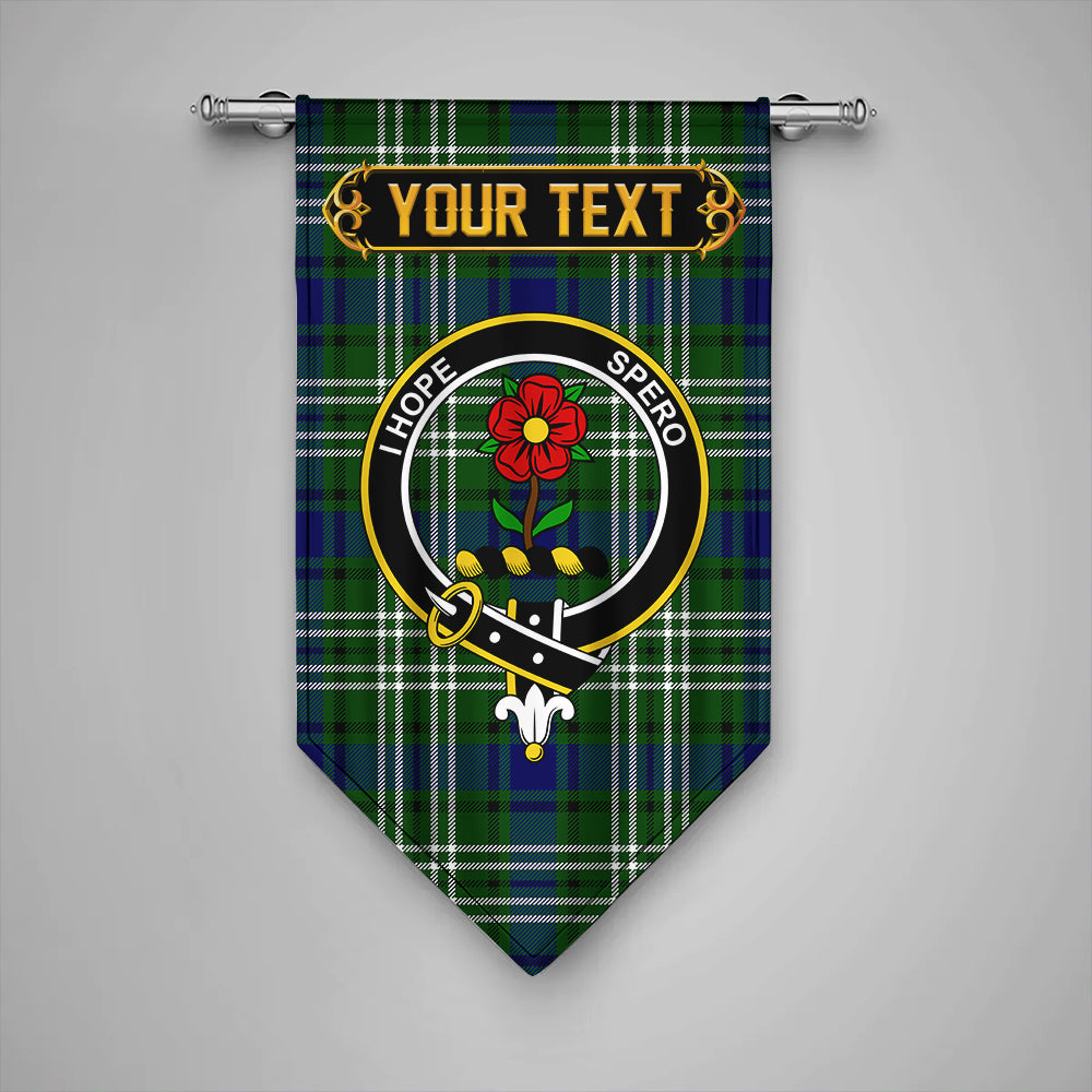 Learmonth Clan Badge Tartan Gonfalon Personalize | Celticprime.com ...