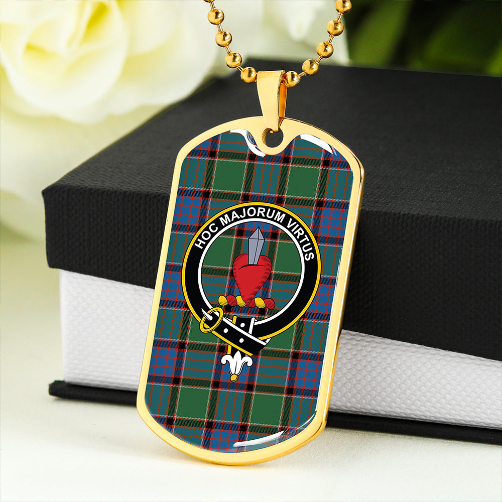 Logan (Clans Originaux) Ancient Clan Badge Classic Tartan Dog Tag ...