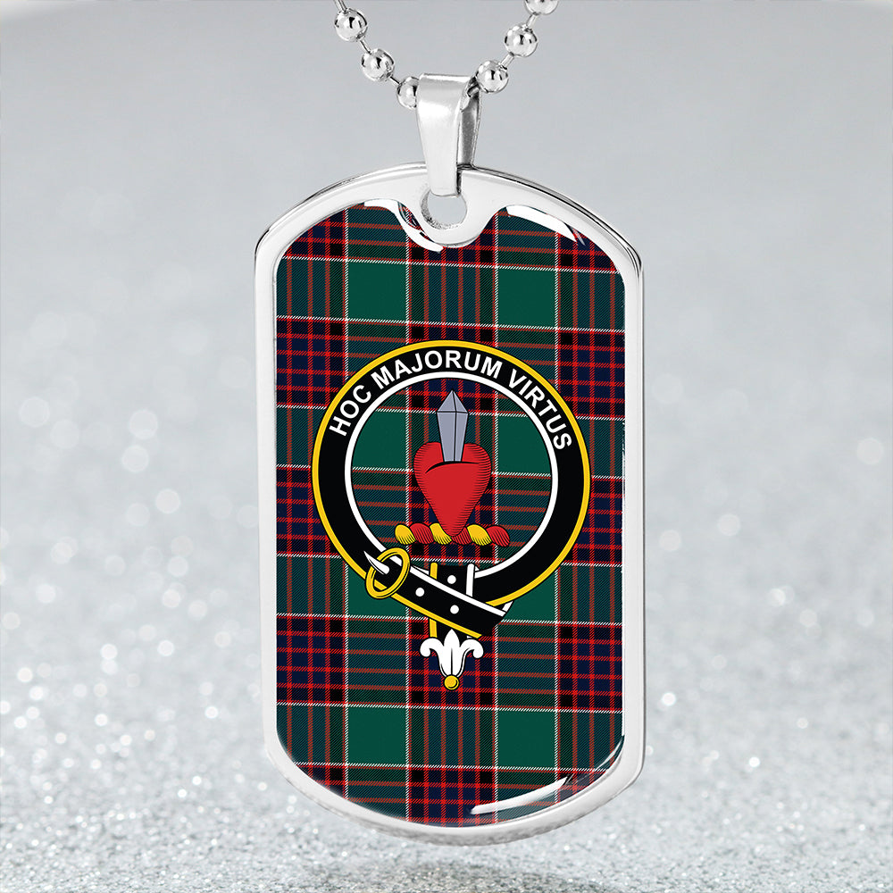 Logan (Clans Originaux) Modern Clan Badge Classic Tartan Dog Tag ...