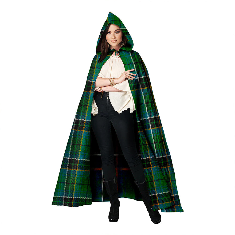 MacAlpine Ancient Clan Badge Tartan Hooded Cloak | Celticprime.com ...