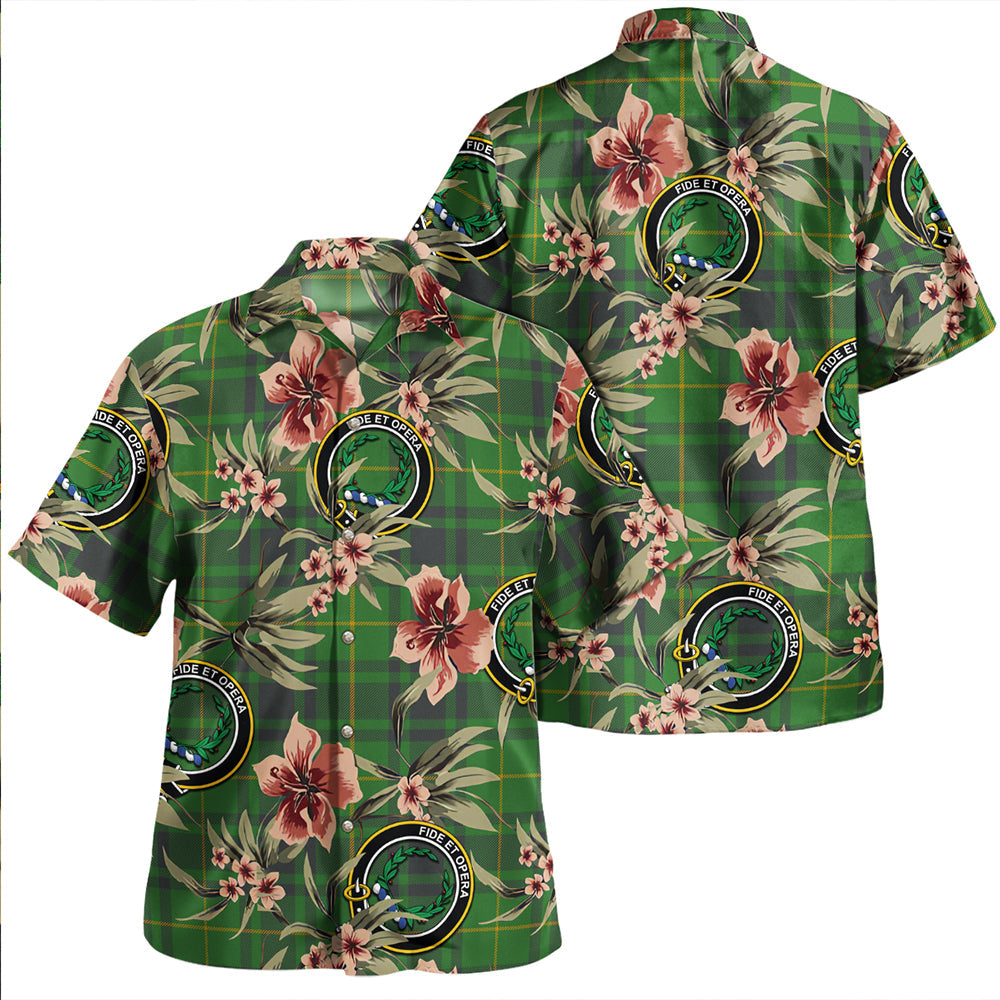 MacArthur Ancient Clan Badge Tartan Aloha Hawaiian Shirt Tropical Old ...