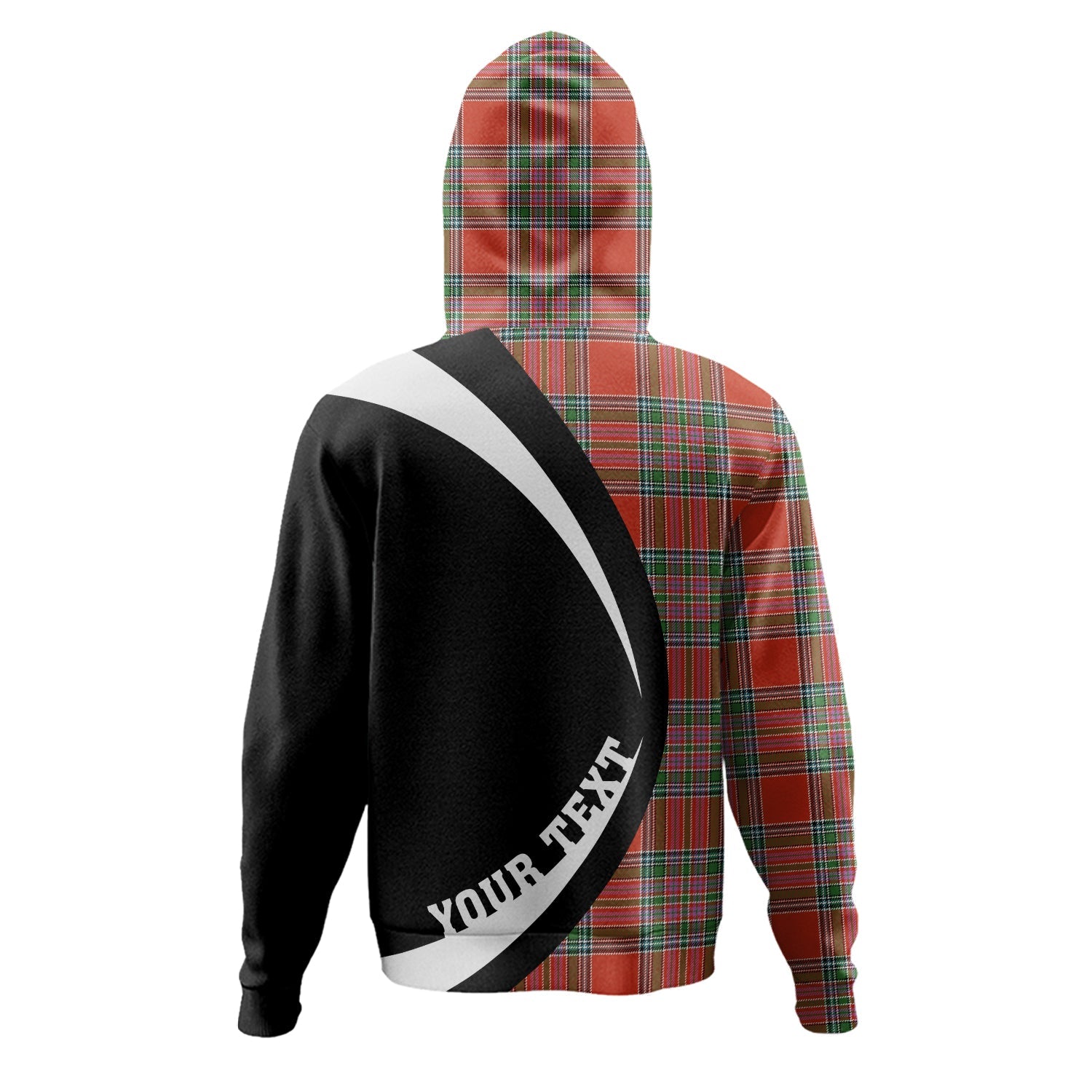 MacBean (MacBain) Ancient Clan Badge Tartan Hoodie Circle Style ...