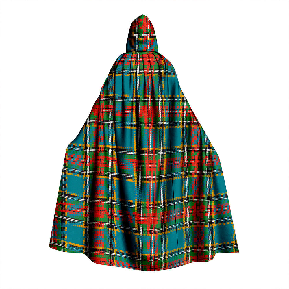 MacBeth Ancient Clan Badge Tartan Hooded Cloak | Celticprime.com ...