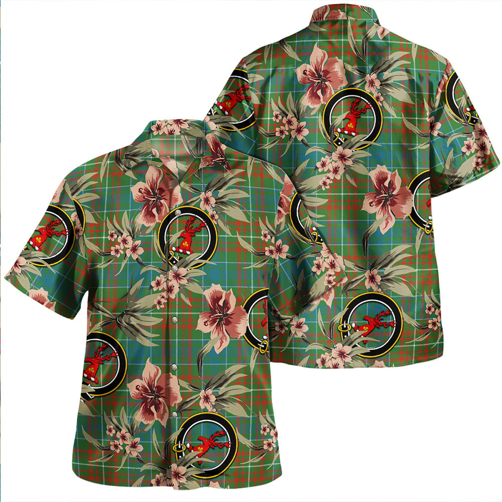 MacConnell Ancient Clan Badge Tartan Aloha Hawaiian Shirt Tropical Old ...