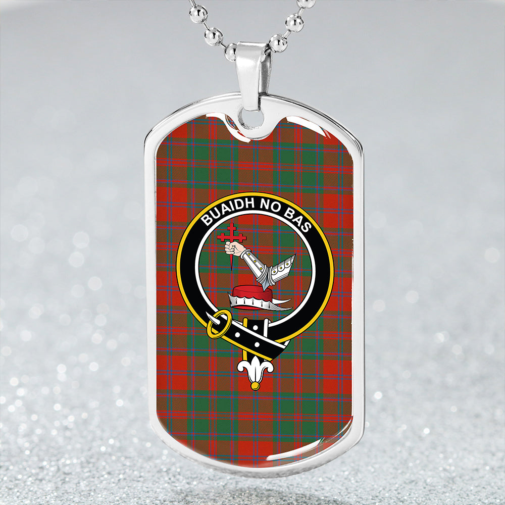 MacDougall (Clans Originaux) Ancient Clan Badge Classic Tartan Dog Tag ...