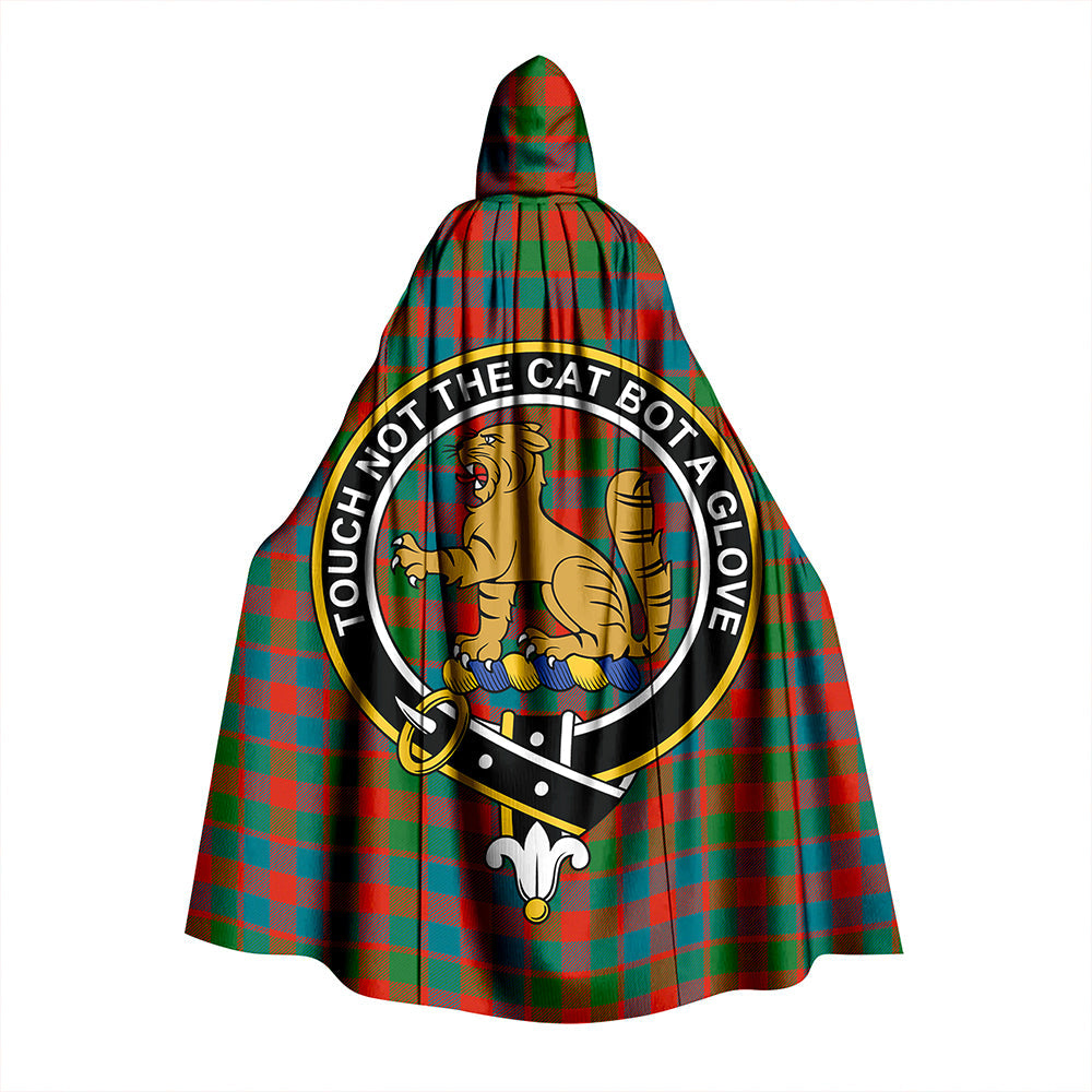 MacGowan (Gow) Ancient Clan Badge Tartan Hooded Cloak | Celticprime.com ...