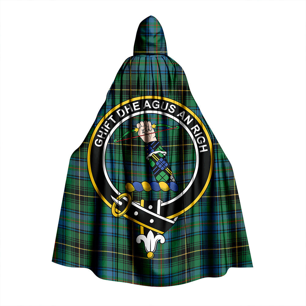 MacInnes Ancient Clan Badge Tartan Hooded Cloak | Celticprime.com ...