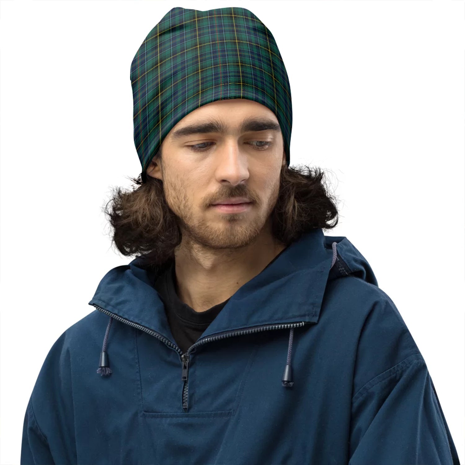 MacInnes Modern Clan Badge Tartan Beanie | Celticprime.com – celticprime