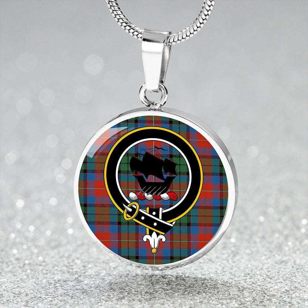 MacInroy Rattray Ancient Clan Badge Tartan Classic Circle Necklace ...