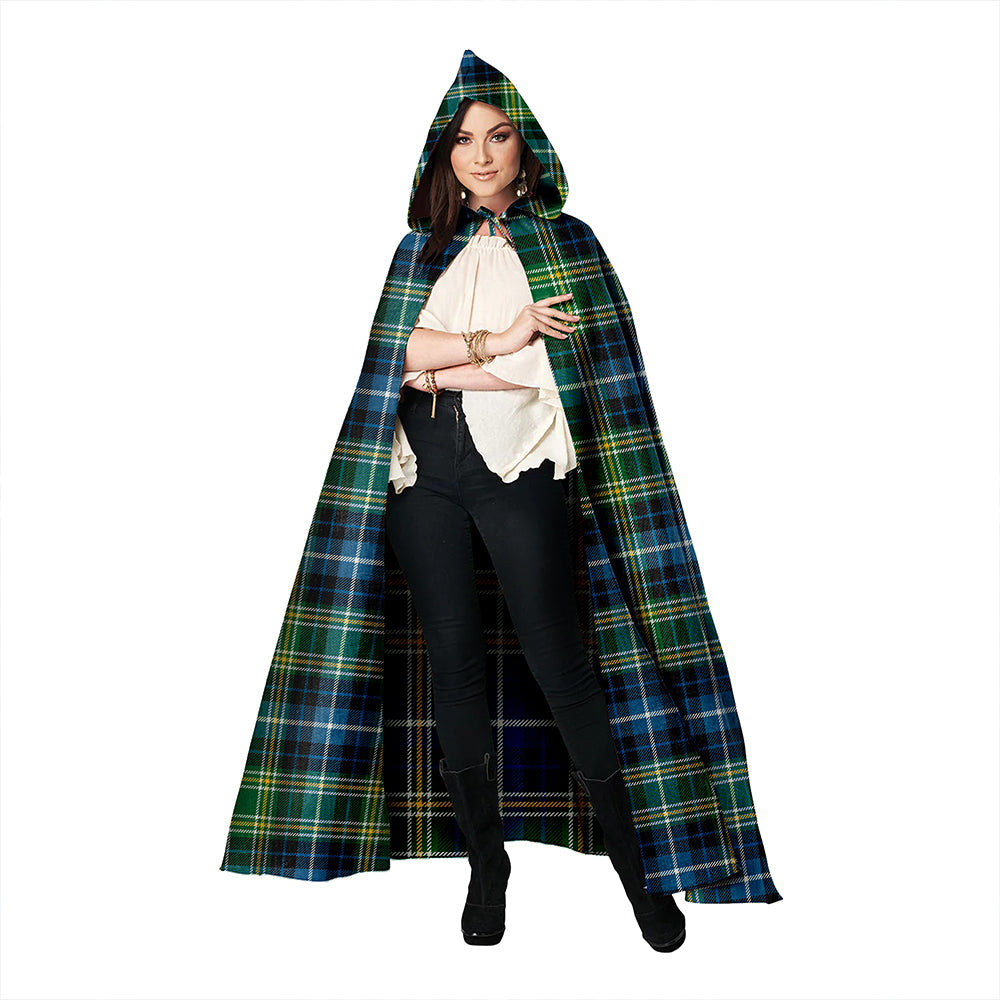 MacKellar Ancient Clan Badge Tartan Hooded Cloak | Celticprime.com ...