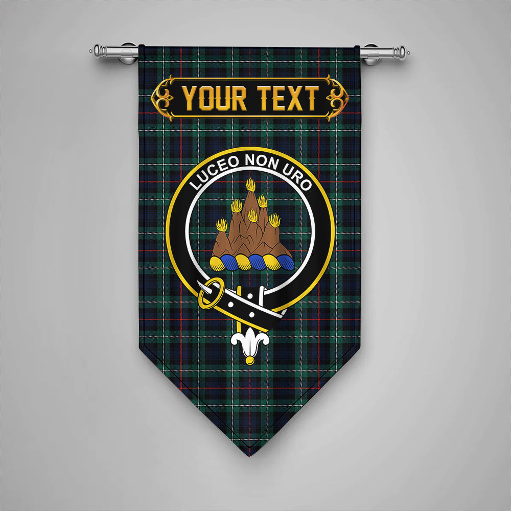 MacKenzie Modern Clan Badge Tartan Gonfalon Personalize | Celticprime ...