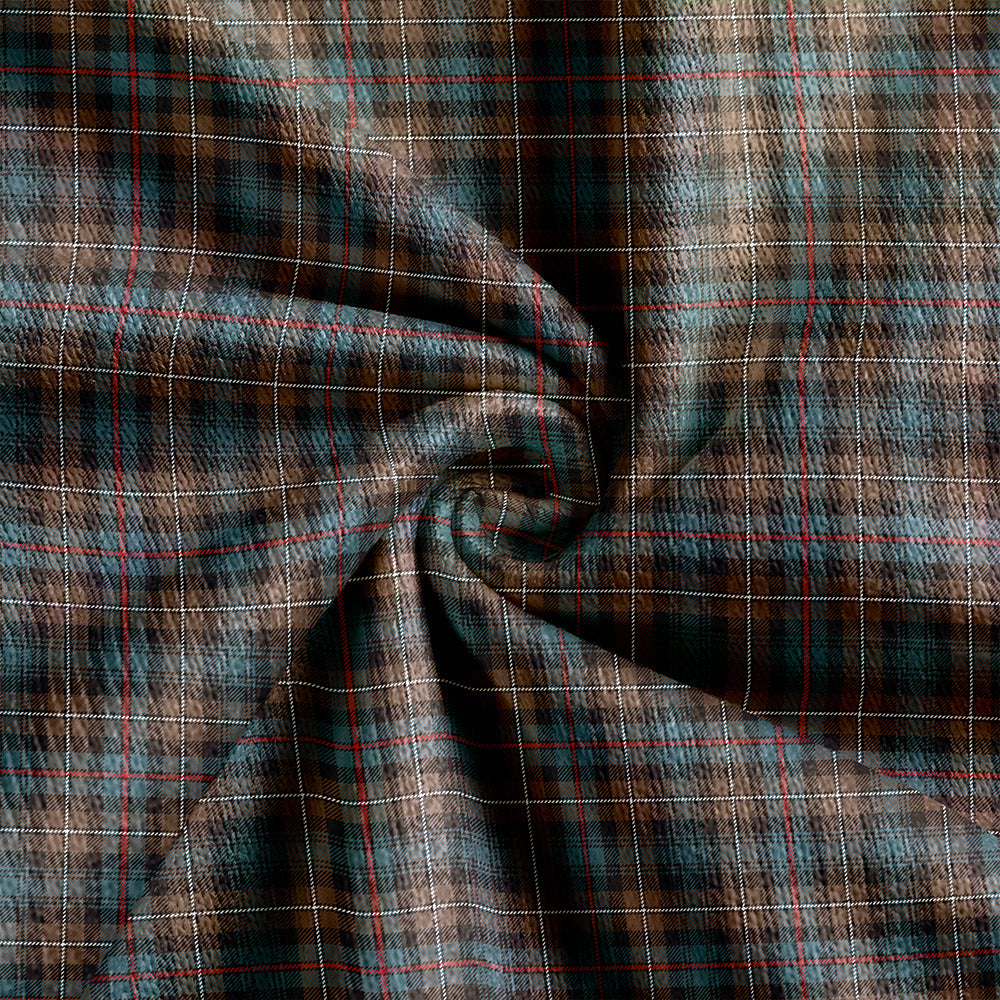 MacKenzie Weathered Clan Badge Tartan V-neck Cardigan | Celticprime.com ...