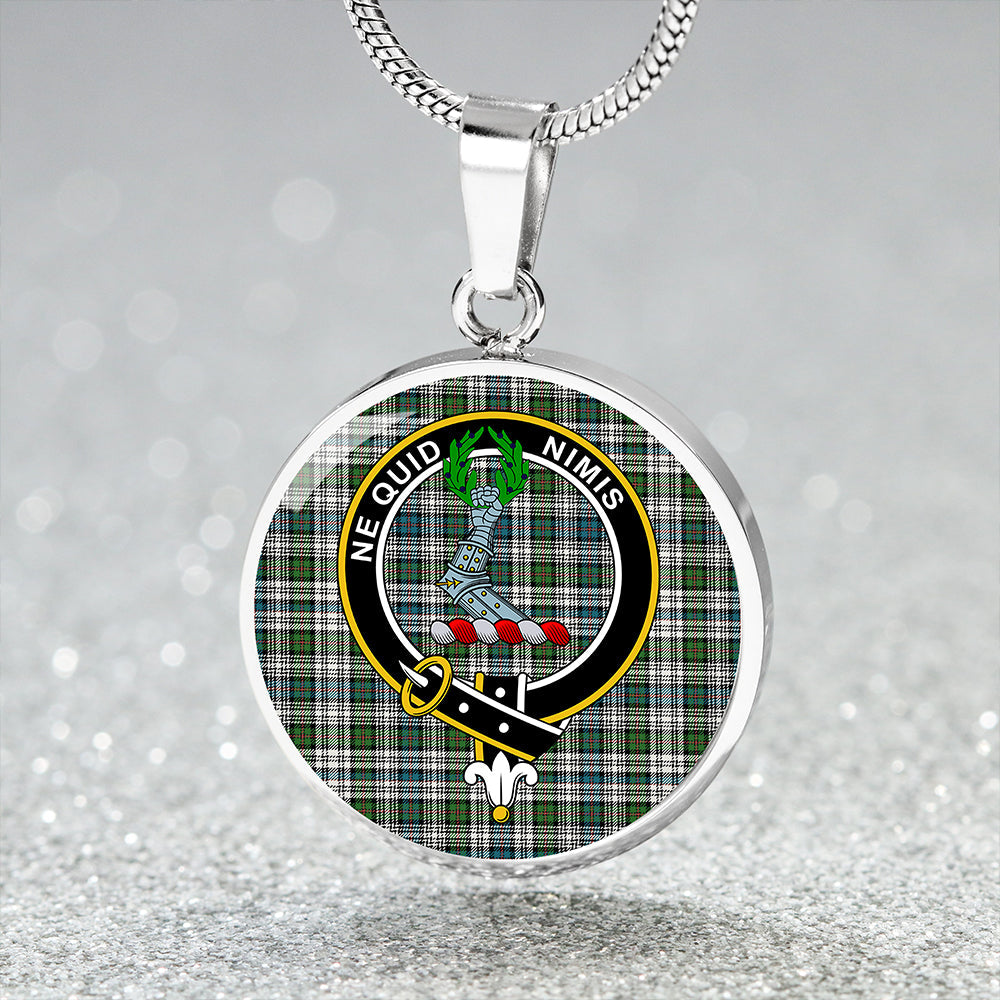 MacKinlay Dress Ancient Clan Badge Tartan Classic Circle Necklace ...