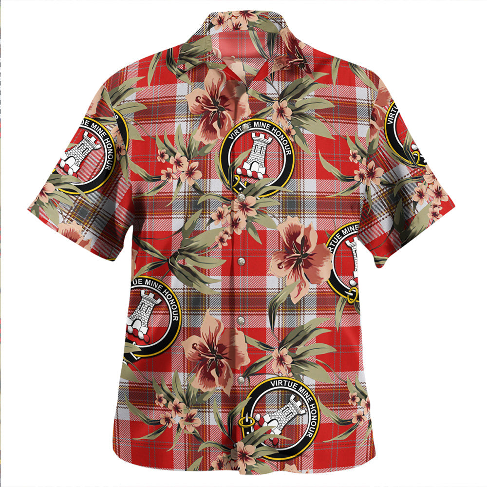 MacLean of Duart Dress Red Modern Clan Badge Tartan Aloha Hawaiian ...