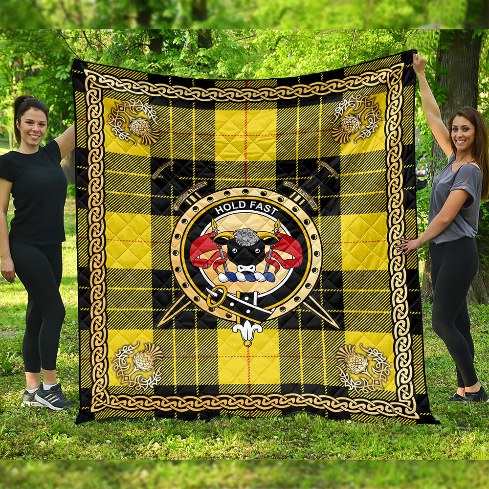 MacLeod of Lewis Modern Clan Badge Tartan Premium Quilt Celtic Shield ...