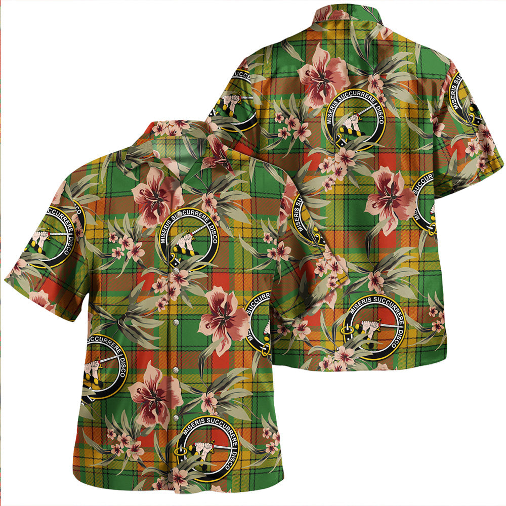 MacMillan Ancient Clan Badge Tartan Aloha Hawaiian Shirt Tropical Old ...