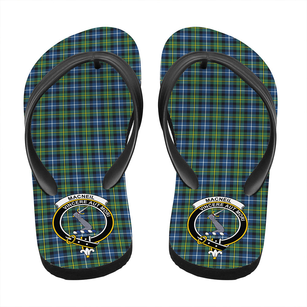 MacNeill of Barra Ancient Classic Crest Flip Flop | Celticprime.com ...
