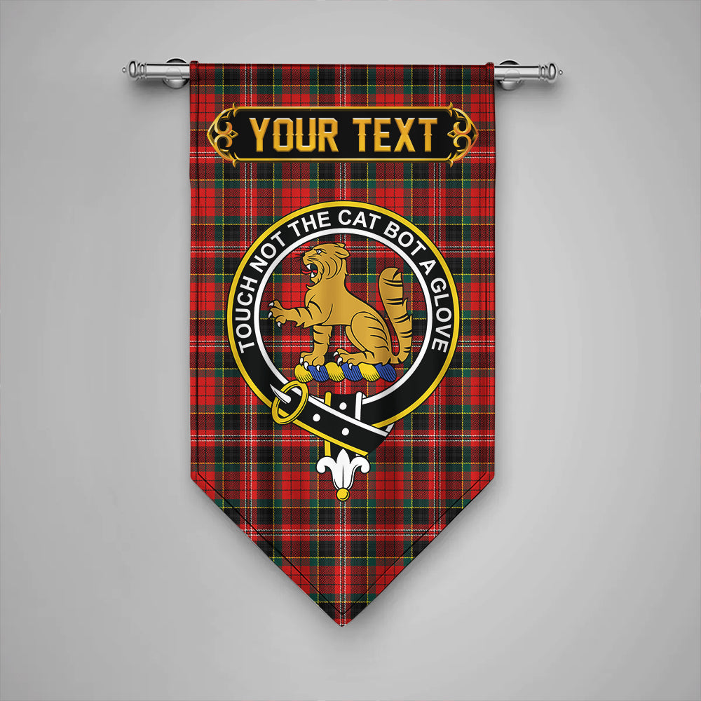 MacPherson Modern Clan Badge Tartan Gonfalon Personalize | Celticprime ...