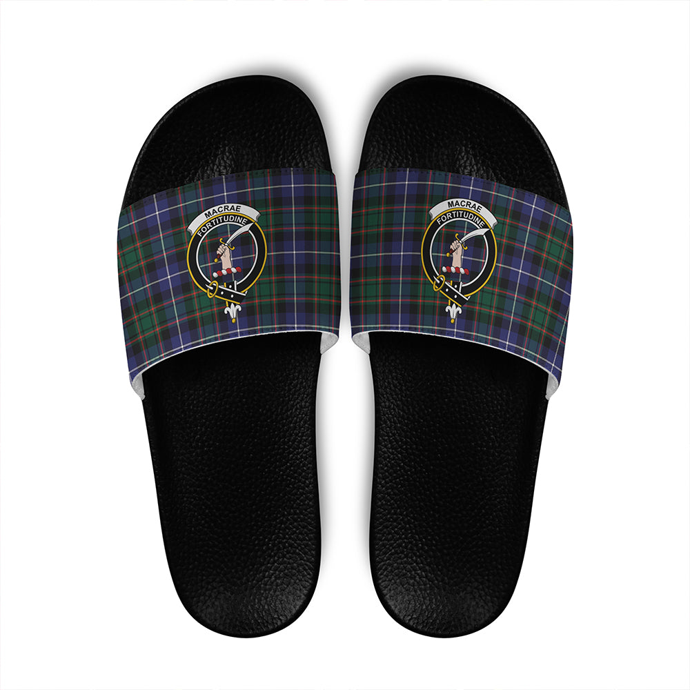 MacRae Hunting Modern Classic Crest Slide Sandals | Celticprime.com ...