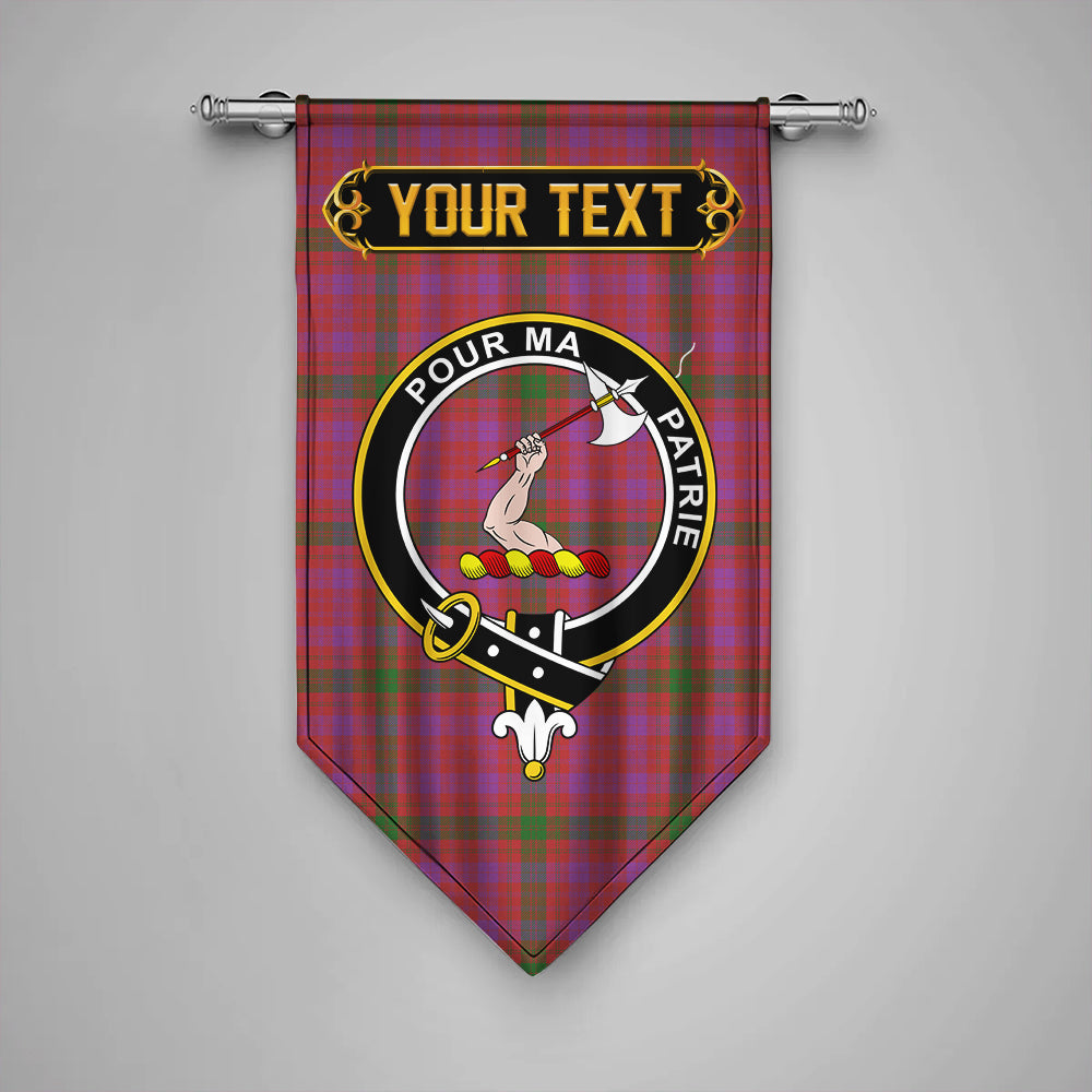 MacTier Ancient Clan Badge Tartan Gonfalon Personalize | Celticprime ...