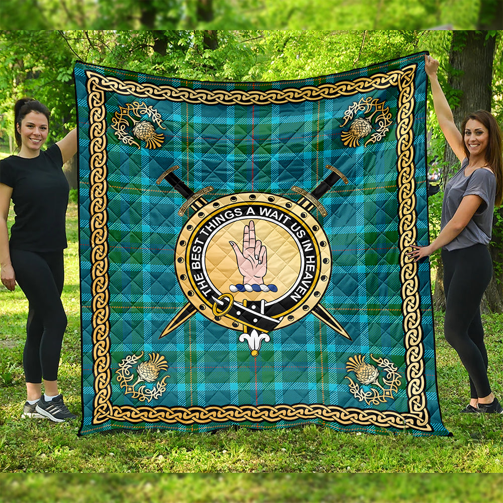 Miller Ancient Clan Badge Tartan Premium Quilt Celtic Shield ...