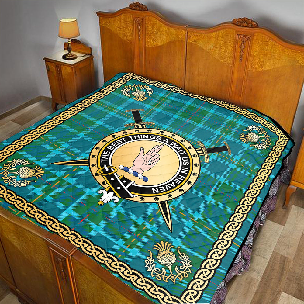 Miller Ancient Clan Badge Tartan Premium Quilt Celtic Shield ...