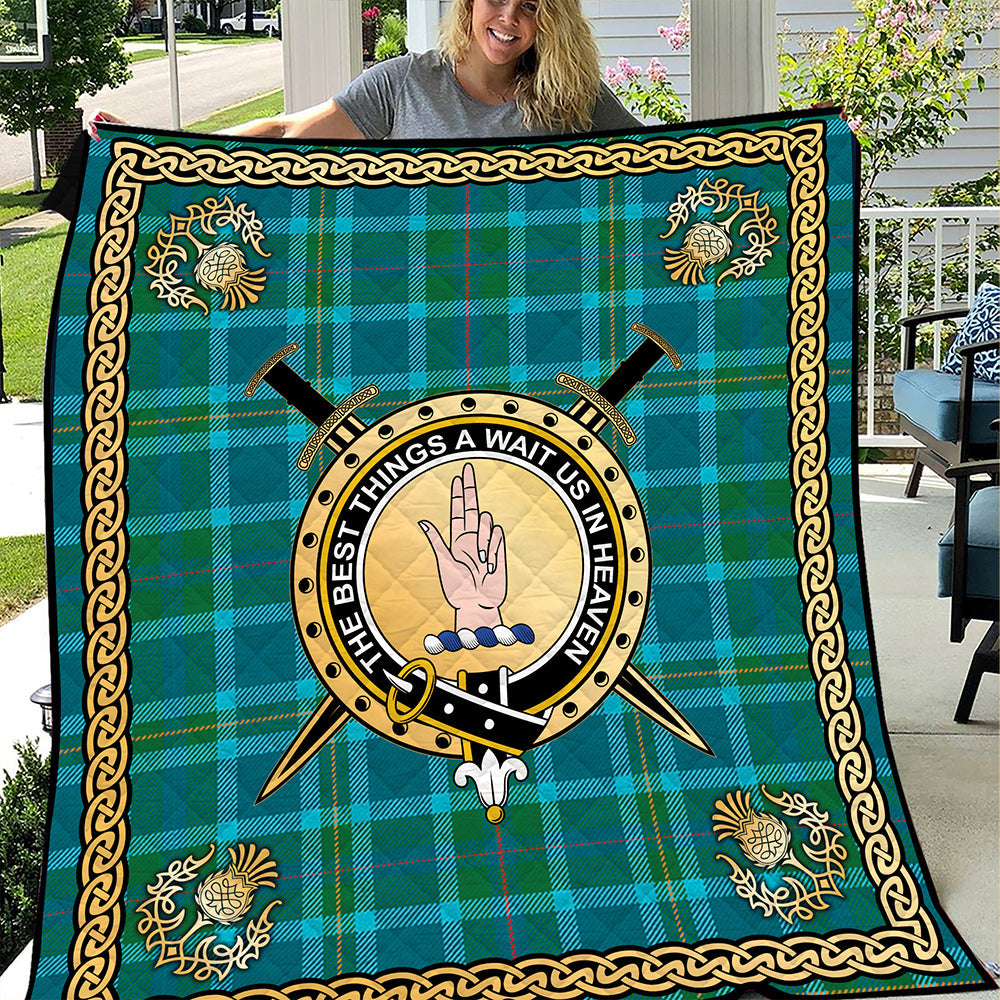 Miller Ancient Clan Badge Tartan Premium Quilt Celtic Shield ...