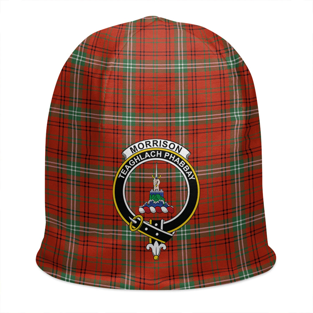 Morrison Ancient Clan Badge Tartan Beanie | Celticprime.com – celticprime