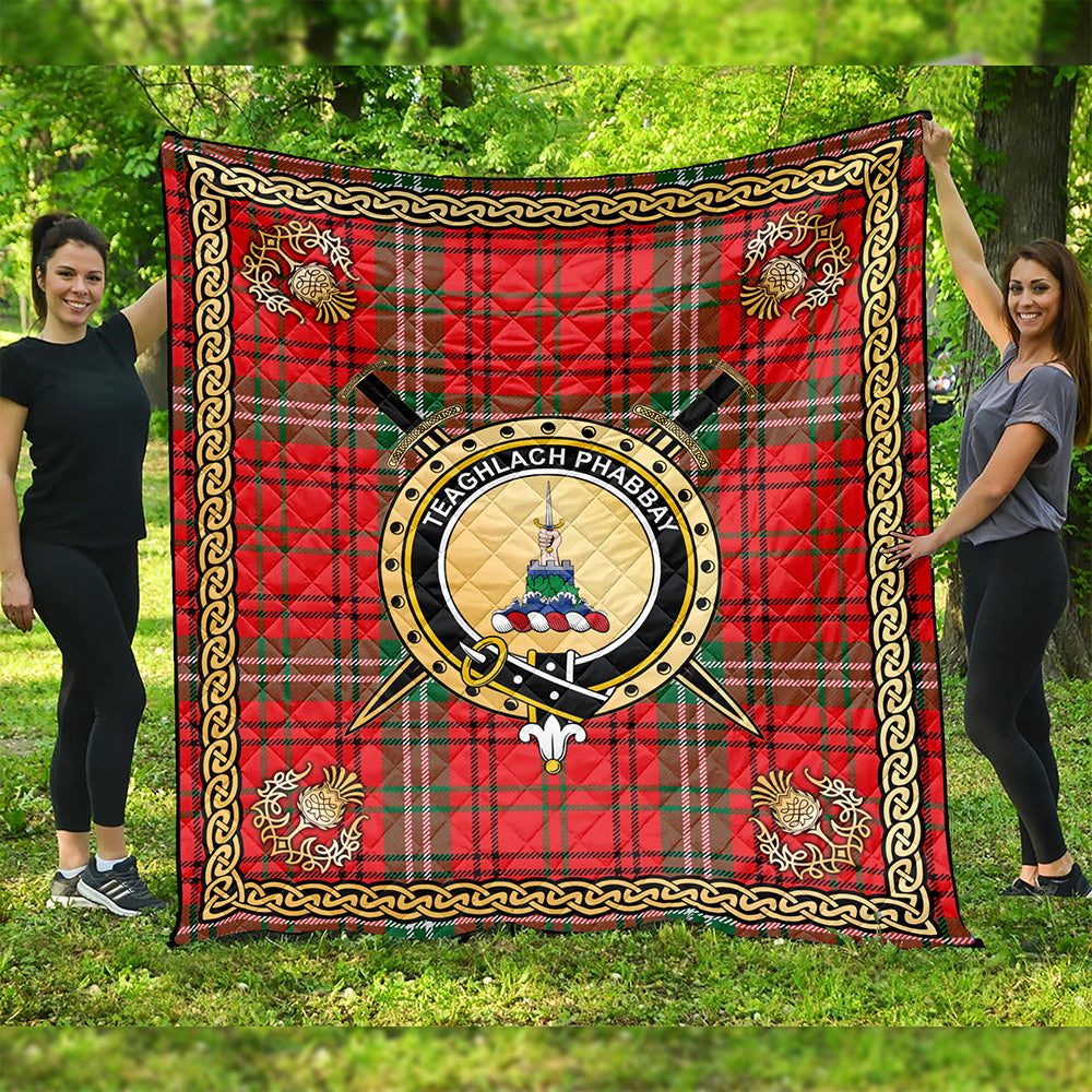 Morrison Modern Clan Badge Tartan Premium Quilt Celtic Shield ...