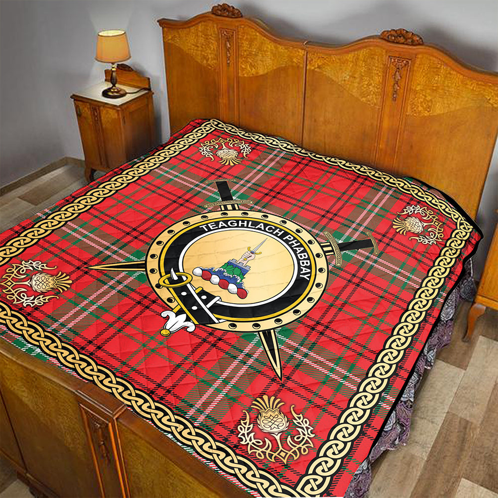 Morrison Modern Clan Badge Tartan Premium Quilt Celtic Shield ...