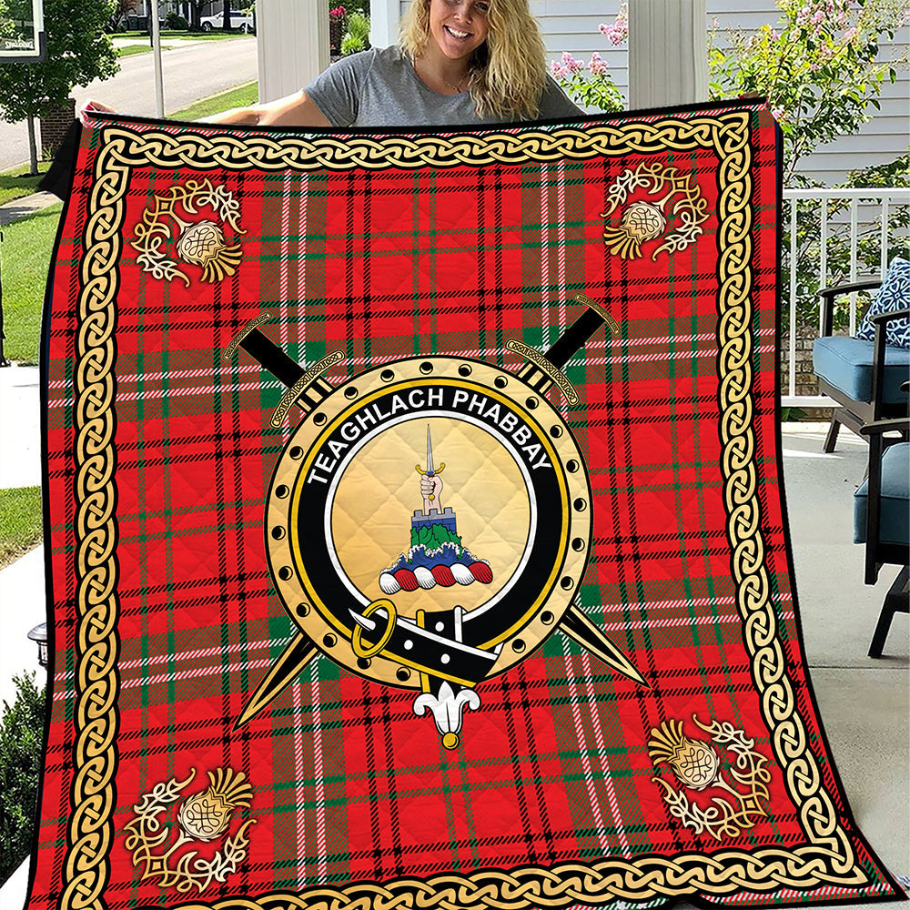 Morrison Modern Clan Badge Tartan Premium Quilt Celtic Shield ...