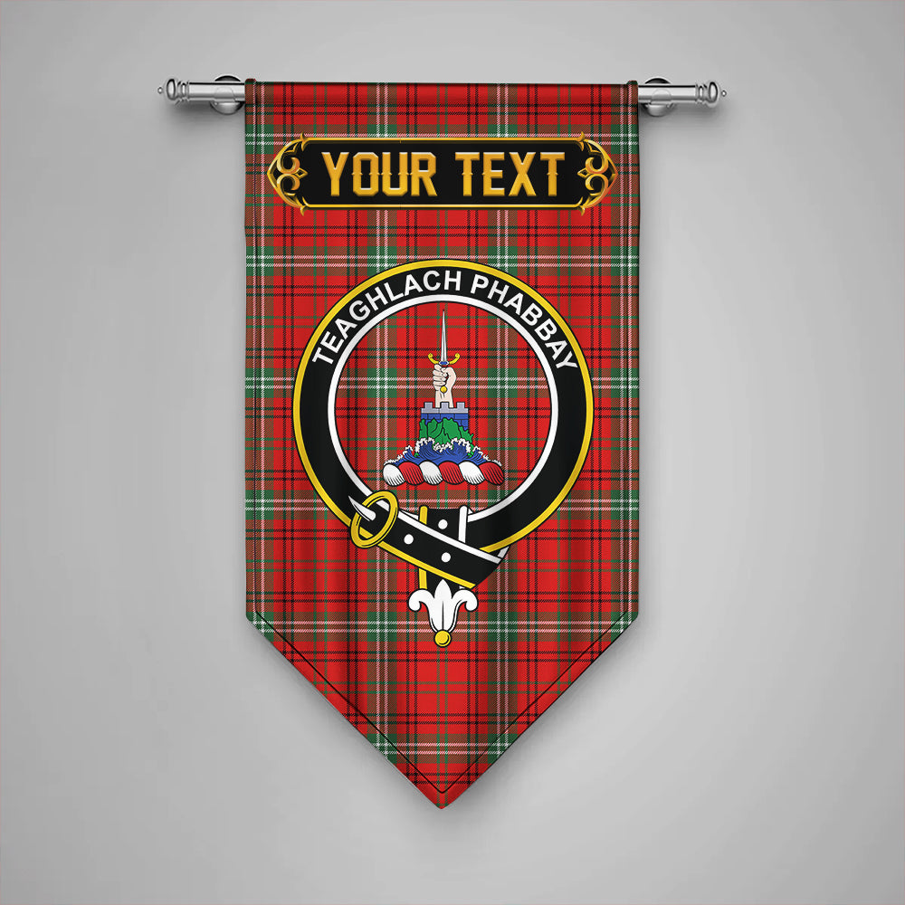 Morrison Modern Clan Badge Tartan Gonfalon Personalize | Celticprime ...