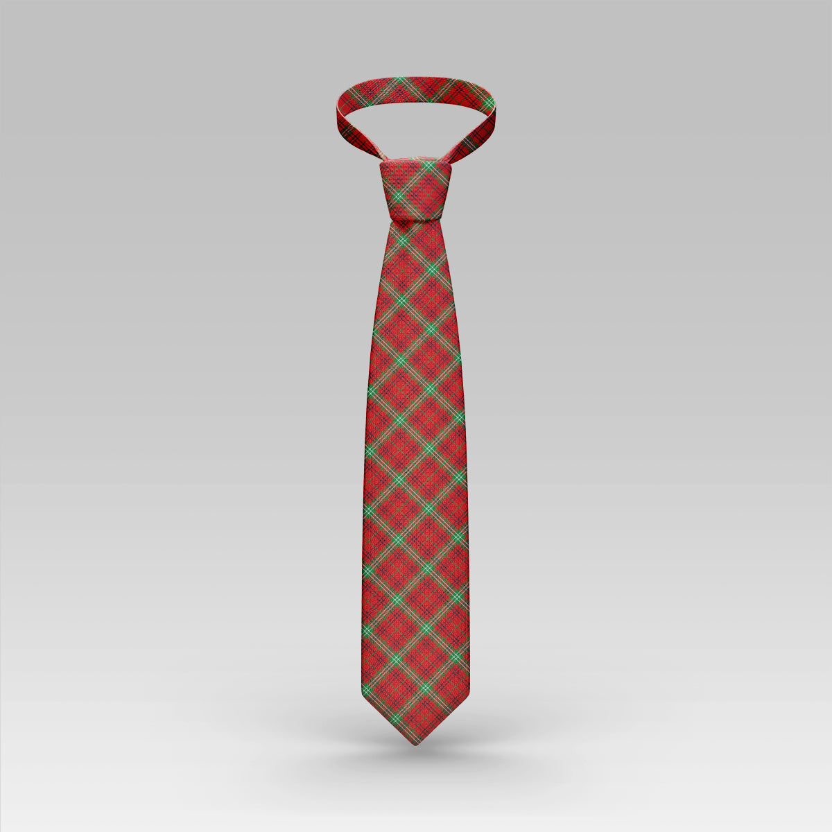 Morrison Red Modern Tartan Classic Tie | Celticprime.com – celticprime