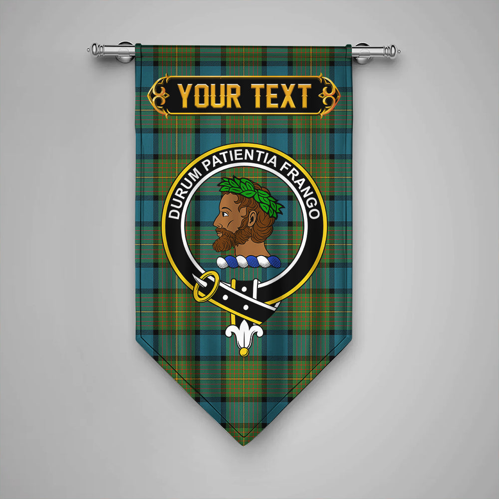 Muir Ancient Clan Badge Tartan Gonfalon Personalize | Celticprime.com ...