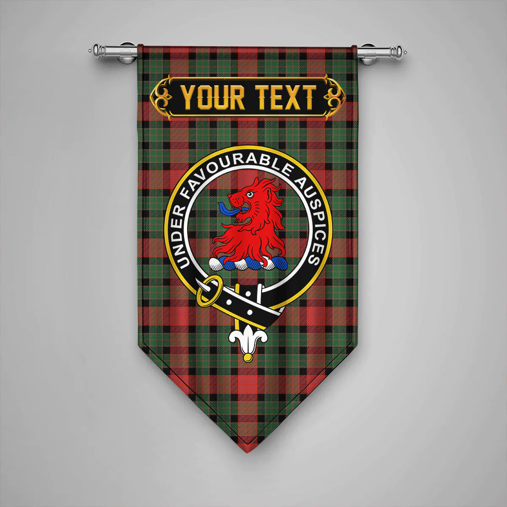 Murdoch Ancient Clan Badge Tartan Gonfalon Personalize | Celticprime ...