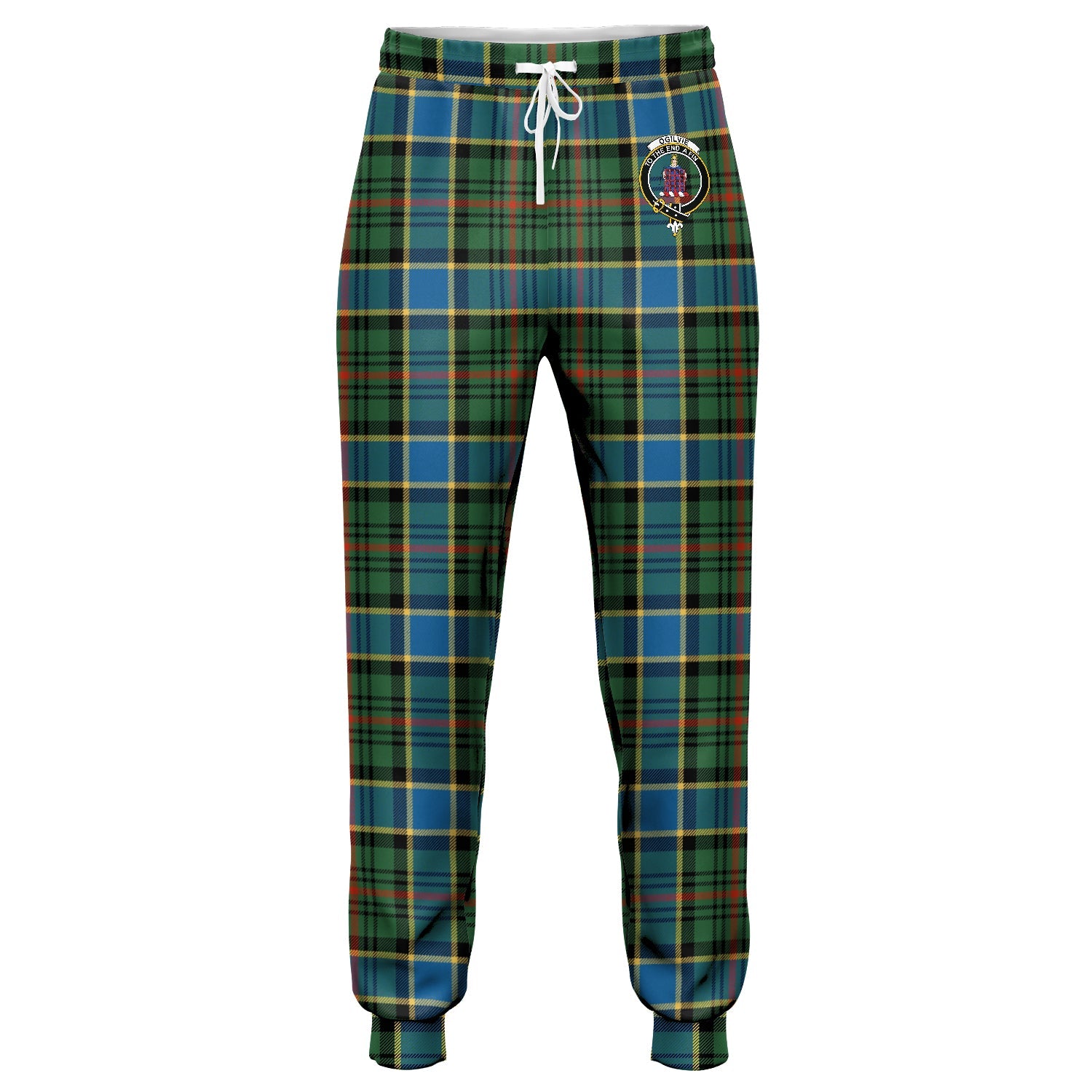 Ogilvie of Inverarity (Wilson) Ancient Clan Badge Tartan Jogger Pants ...