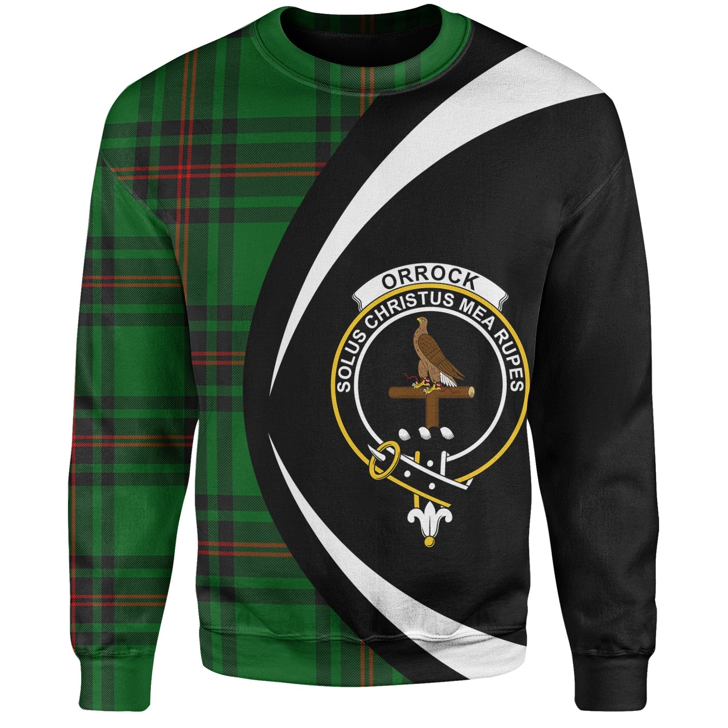 Orrock Clan Badge Tartan Sweatshirt Circle Style Personalized ...