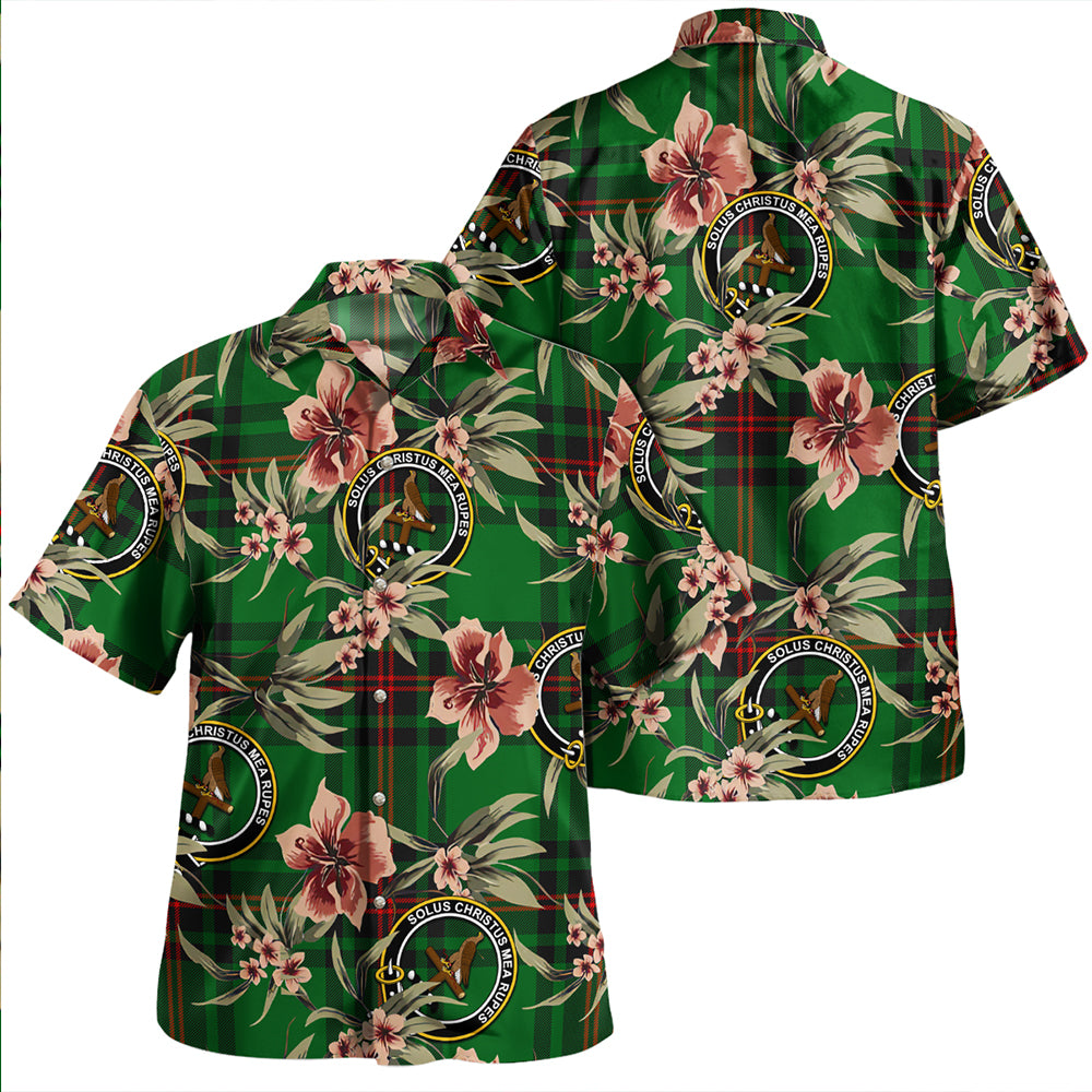 Orrock Clan Badge Tartan Aloha Hawaiian Shirt Tropical Old Style ...