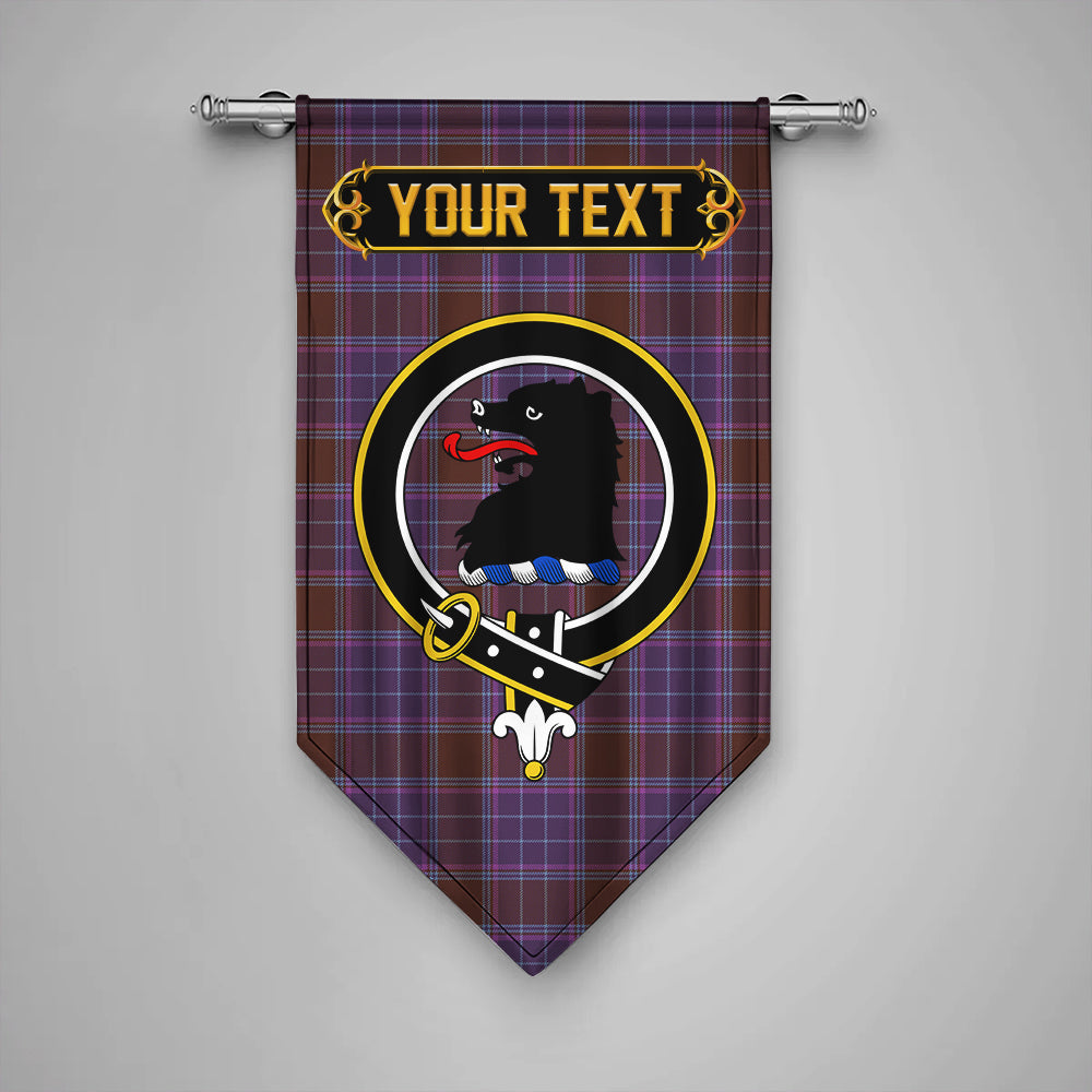 Phillips Weathered Clan Badge Tartan Gonfalon Personalize | Celticprime ...