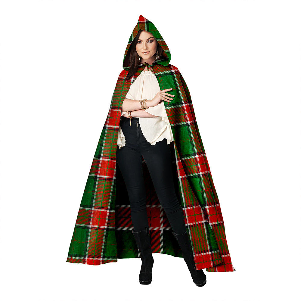 Pollock Ancient Clan Badge Tartan Hooded Cloak | Celticprime.com ...