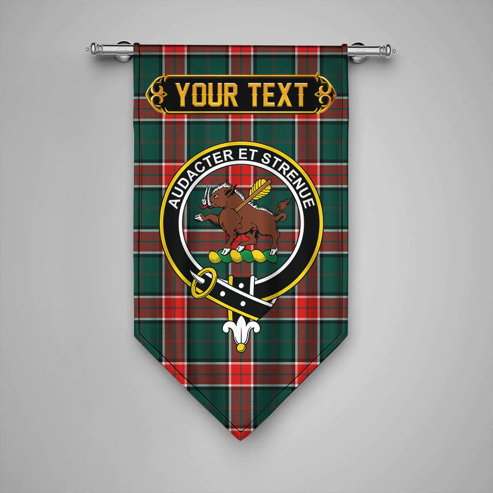 Pollock Modern Clan Badge Tartan Gonfalon Personalize | Celticprime.com ...
