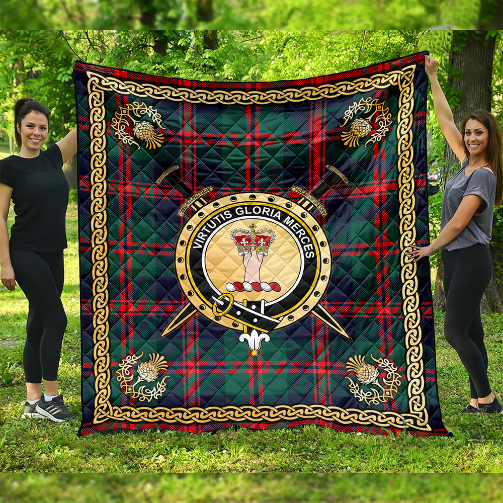 Robertson of Struan Modern Clan Badge Tartan Premium Quilt Celtic ...