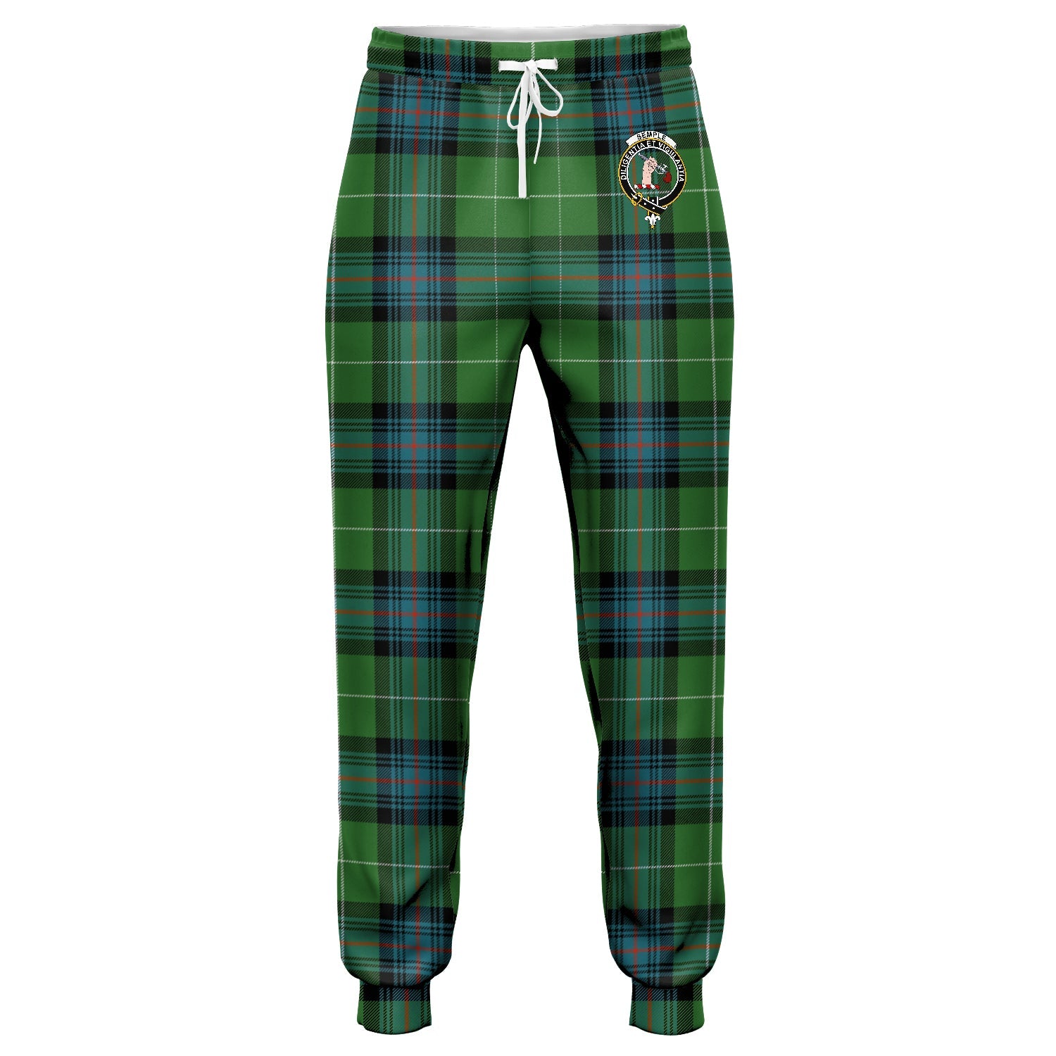 Semple Ancient Clan Badge Tartan Jogger Pants | Celticprime.com ...