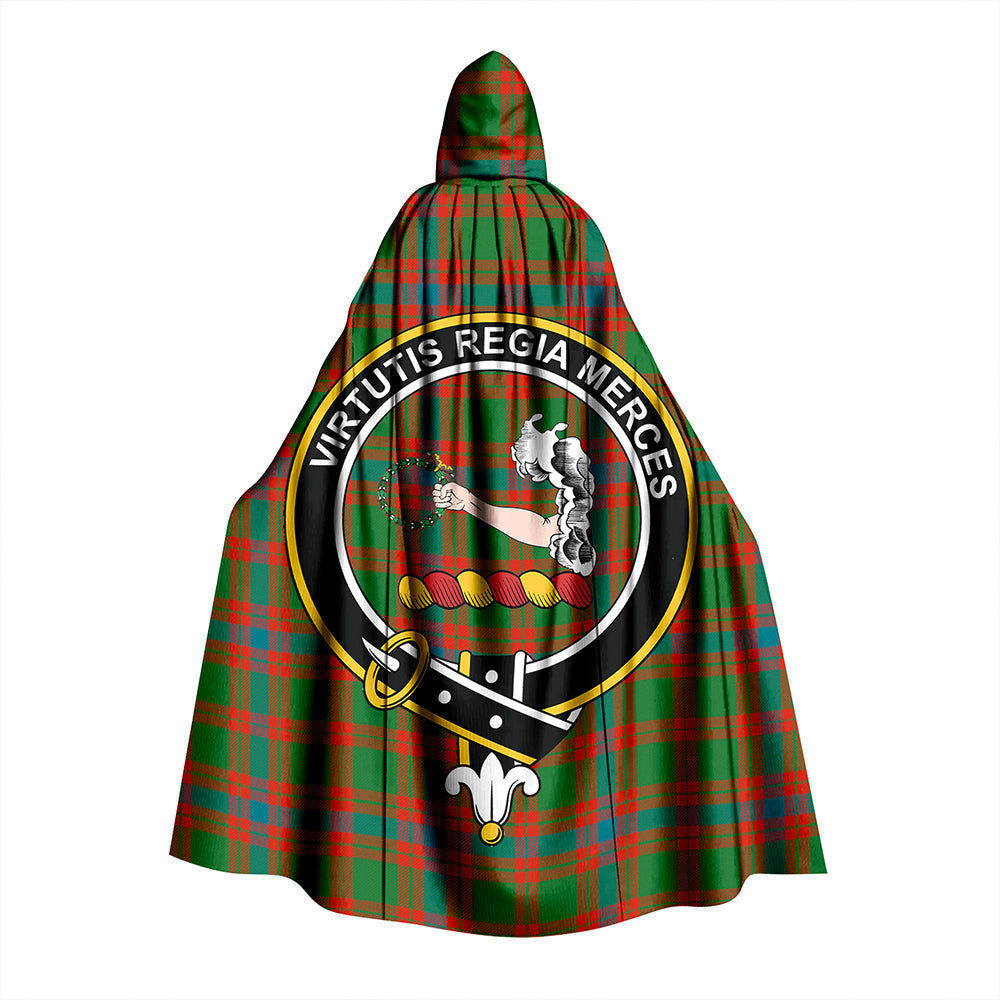 Skene Ancient Clan Badge Tartan Hooded Cloak | Celticprime.com ...