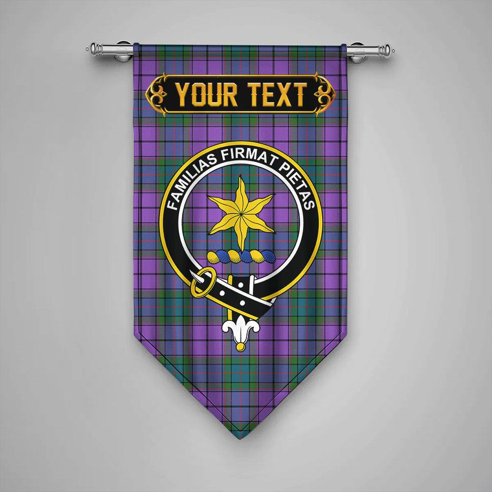 Wardlaw Ancient Clan Badge Tartan Gonfalon Personalize | Celticprime ...