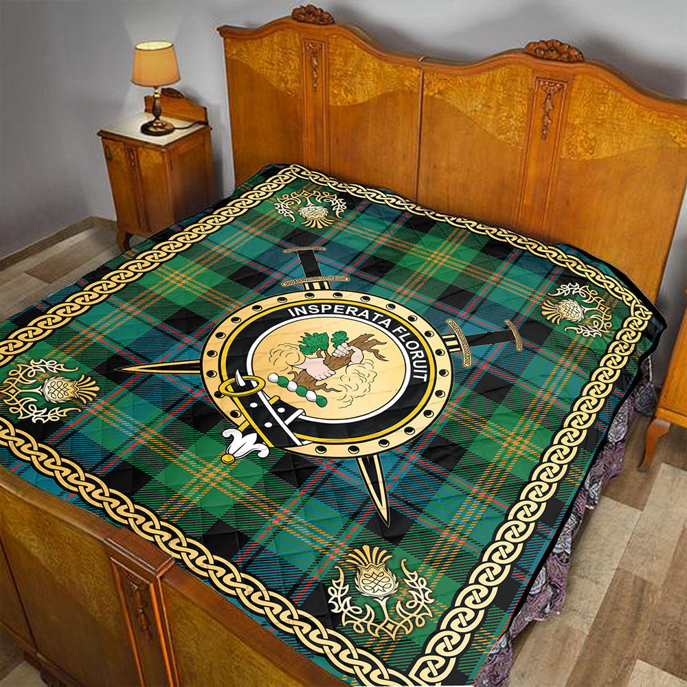 Watson (Wate/Watt) Ancient Clan Badge Tartan Premium Quilt Celtic Shield | Celticprime.com ...