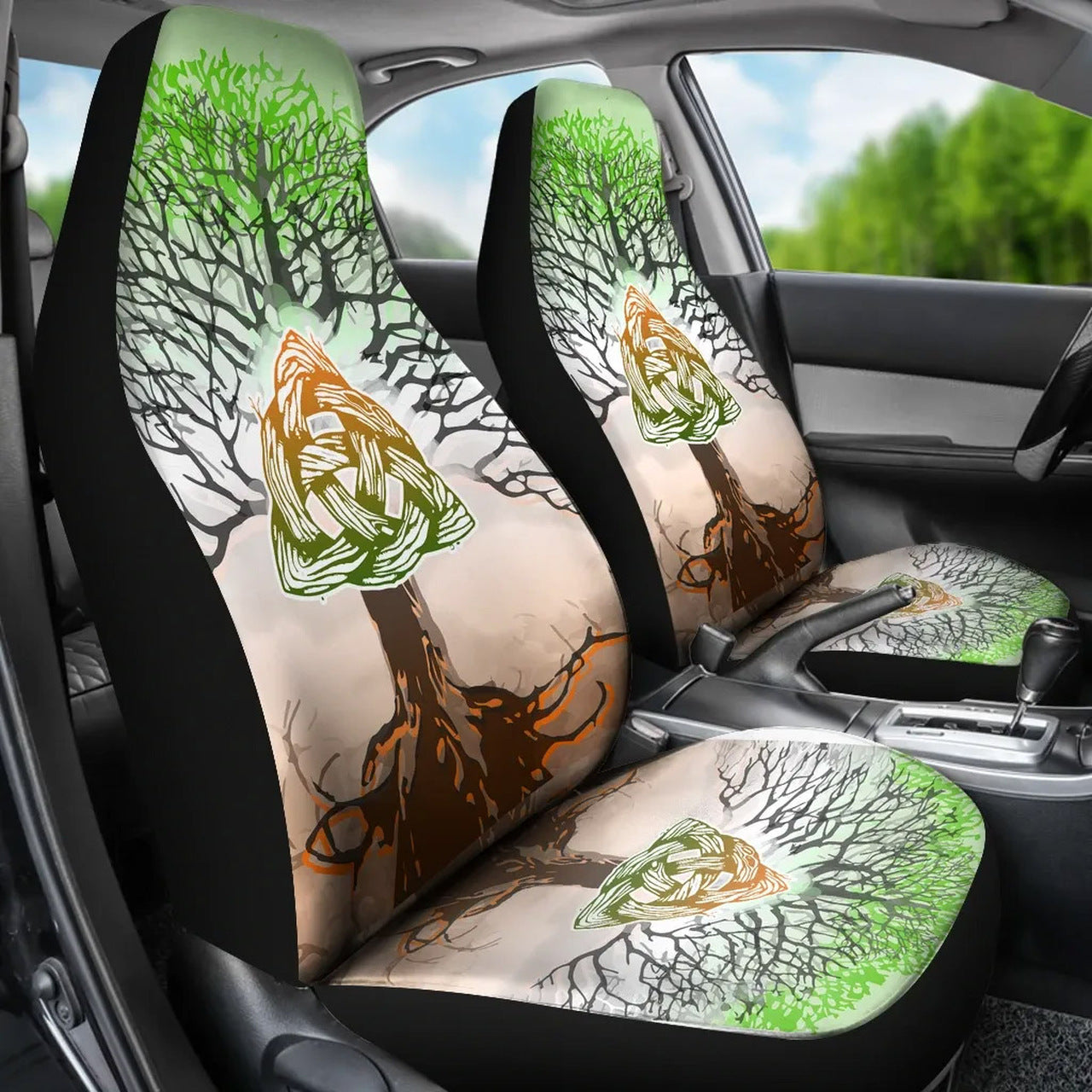 Celtic Car Seat Covers Celtic Ireland Trinity Knot With Tree Of Life ...