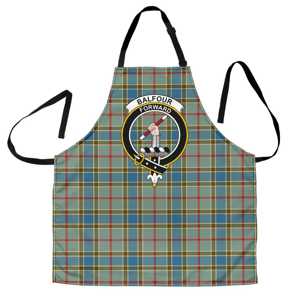 Balfour Blue Tartan Clan Crest Apron | Scottishlover.com – celticprime