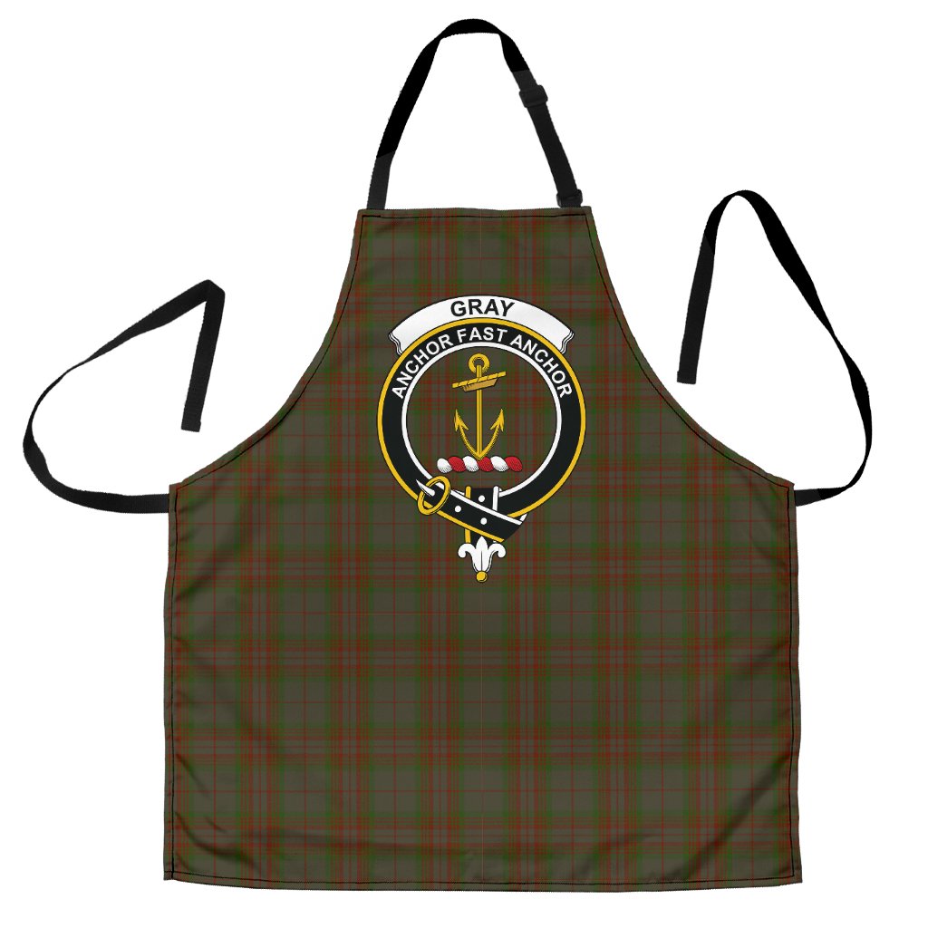 Gray Tartan Clan Crest Apron | Scottishlover.com – celticprime